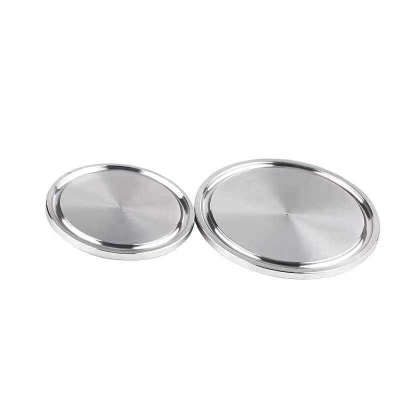WZ 304 316L Stainless Steel Sanitary Tri Clamp Tube Lid End cap Blind ...