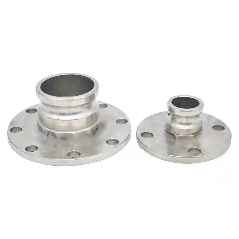 Versatile WZ SS 304 316 F Type Camlock Coupling with Flange Ending