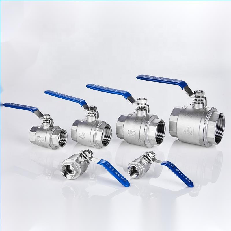 SS304 DN15 Female Threaded Manual Control Ball Valve with Versatile ...