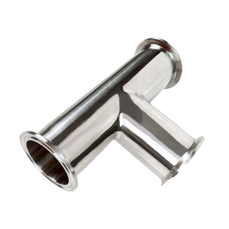 Customized Sanitary Stainless Steel Tri Clamp Tee for Equal Connection ...